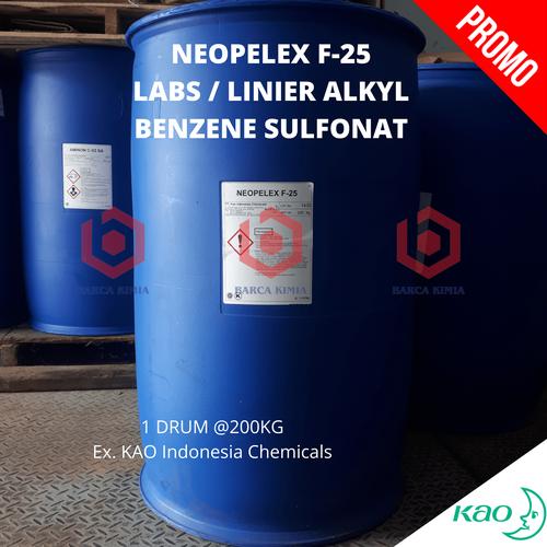 Jual NEOPELEX F25 SODIUM ABS 1 DRUM Ex. KAO | BAHAN SABUN KIMIA CUCI ...