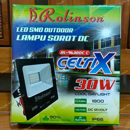 Jual Lampu Sorot DC 12V 30 Watt IP66 Aki Tembak Rolinson RL-9630DC Celtrix - Jakarta Utara ...