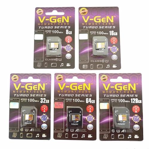 Jual Memori Card Vgen Micro Sd 8 16 32 64 128 gb + adaptor Memory ...