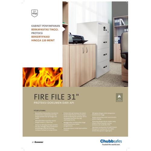 Jual Filling Cabinet Chubb type Fire File 31" - 2 Laci - Jakarta Timur ...