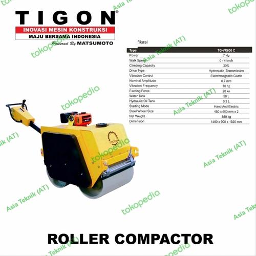 Promo MESIN DOUBLE ROLLER 2 TON TIGON HEAVY DUTY TERBAIK ORIGINAL Cicil ...