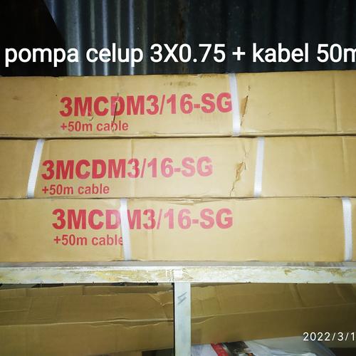 Jual Pompa satelit submersible pump 3" 0.75 HP plus kabel 50M 3 Inch MC - TANPA KABEL - Kota ...