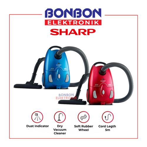Promo Sharp Vacuum Cleaner EC-8305 / EC8305 / EC-8305-B/P - Merah Muda ...