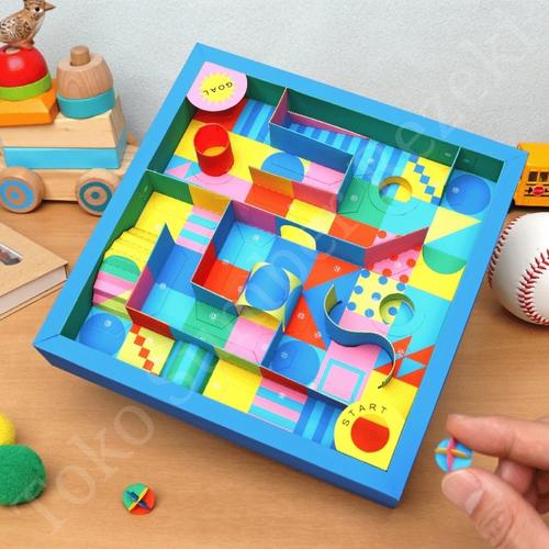 Jual Figure Diorama Paper Craft 3D Maze Papercraft Labirin Mini Square ...