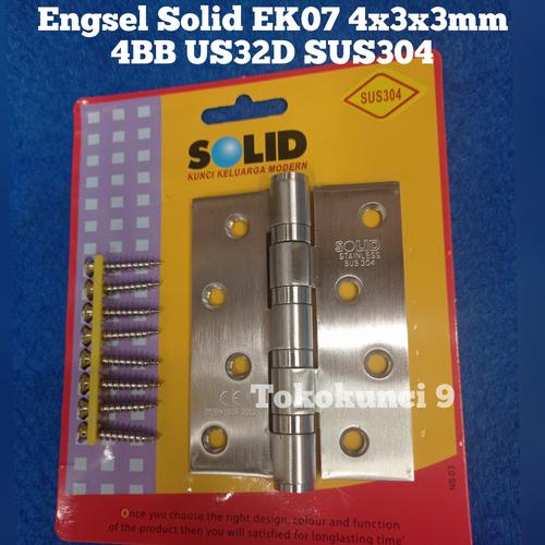 Jual Engsel Solid EK 07 Stainless SUS304 Engsel EK07 4x3x3mm 4BB US32D ...