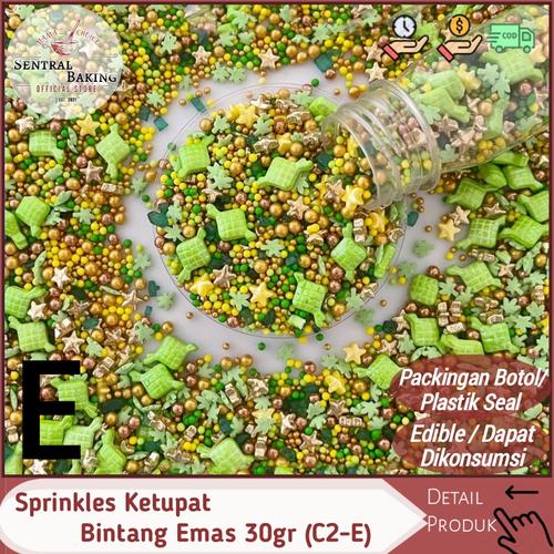 Jual Sprinkel Ketupat Bintang Emas 30gr (C2-E) / Springkel Kue Lebaran ...