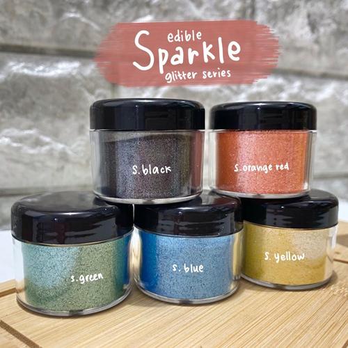 Jual COLORFUL SPARKLE FOOD GLITTER 5 GR - EDIBLE FOR FOOD AND BEVERAGES ...