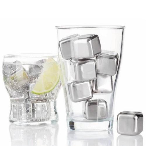 Jual Es Batu Stainless Steel ice cube Food Grade cubes reusable pakai ...