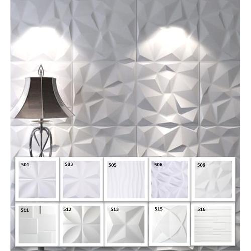 Jual Wall Panel Wallpanel PVC 3d Timbul Putih 50 cm x 50 cm - 302 ...