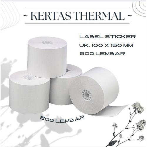 Jual KERTAS LABEL PENGIRIMAN / KERTAS PRINT A6/ KERTAS LABEL THERMAL A6 ...