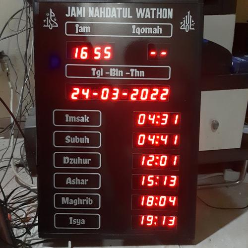 Jual Kit Arduino JWS Wifi ESP8266 seven segment - waktu adzan dan ...