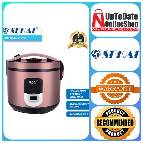 Jual RICE COOKER 1.8L 3in1 SEKAI CMW 520 3D HEATING STAINLESS STEEL ...