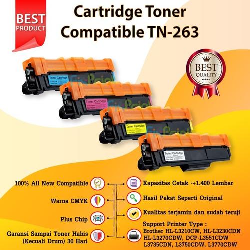 Jual Cartridge Toner Compatible TN-263 TN263 Brothr HL-L3270CDW ...