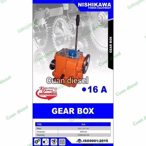 Jual Marine GearBox/Gear Box Kapal / Perahu Kapal NISHIKAWA 16A Ratio 3 ...