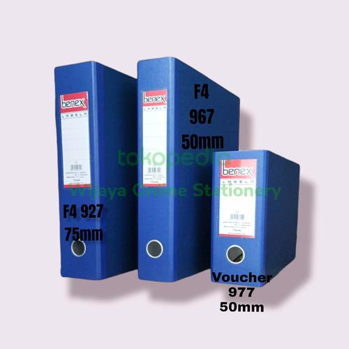 Jual Ordner BENEX LABELA F4 927 (Pc) - Biru, 1/2 F4 977 7 Cm - Jakarta ...