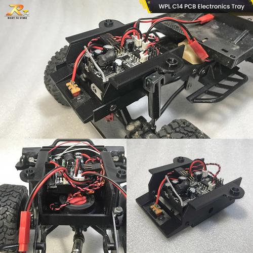 Jual WPL C14 PCB Electronics Tray - RC Offroad Adventure 3D Print WPL ...