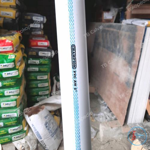 Jual Pipa PVC 2 inch Champion (AW) per batang MURAH kualitas mirip ...