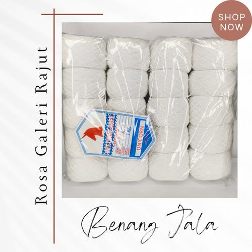 Jual Benang Jala Cap Kuda | Benang Unicorn | 1 Pak (20 gulung) - Putih ...