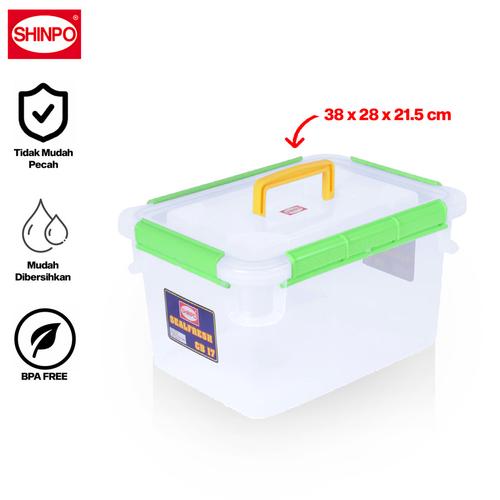 Jual Box Container 17Liter KEDAP UDARA Merk Shinpo Sealfresh SIP155S ...