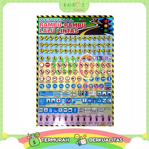 Jual poster rambu rambu lalu lintas - Kota Surabaya - Kairos.Collection ...
