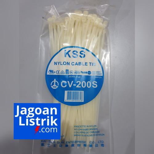 Jual Kabel Ties CV 200 S 3.2mm CV 200S Putih KSS Pengikat Kabel 200 - Kota Surabaya - Jagoan ...