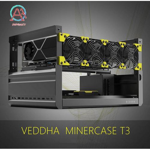 Jual Case Aluminum Stackable Open Air Rig Frame Mining Rig Komputer 6 ...