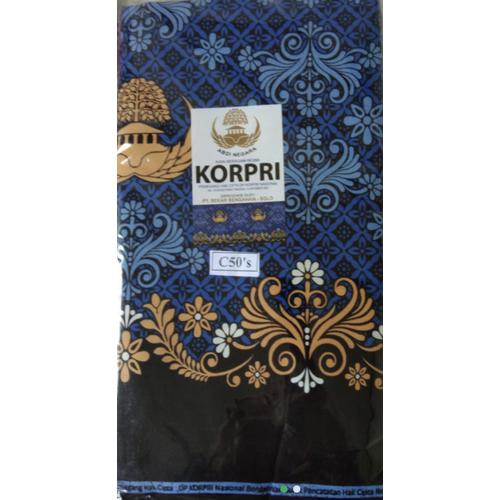 Jual Kain Batik Korpri Terbaru 2022 Katun C50s By Sekar Bengawan - 2 ...