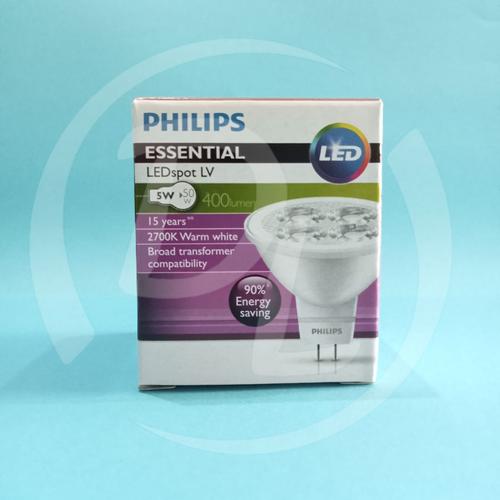 Jual Halogen LED MR16 Philips Essential 12V 5W 2700K Warm White/Kuning - Kota Denpasar - Dunia ...