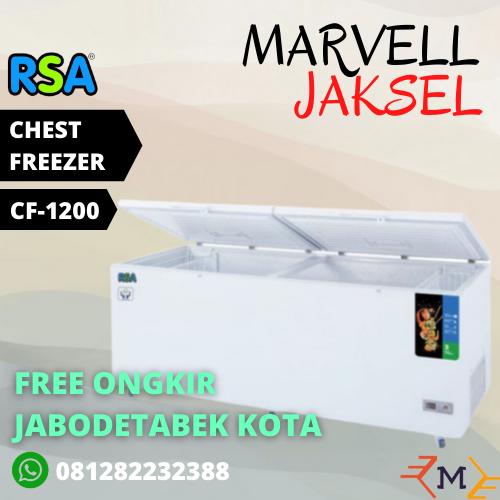 Jual Chest Freezer Rsa CF-1200 Lemari Pembeku 1050 Liter CF 1200 RSA ...