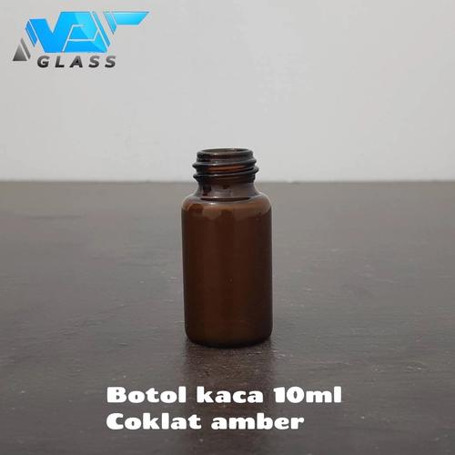 Jual botol kaca 10ml amber / botol 10ml coklat (hanya botol) - Kota ...
