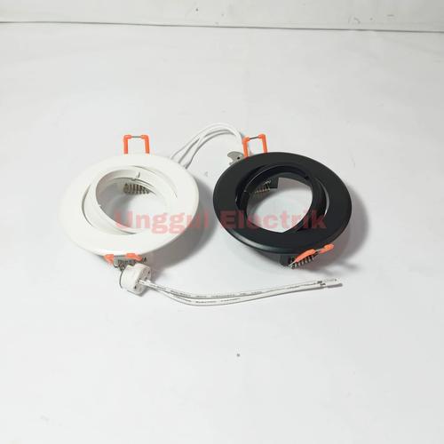 Jual housing kap lampu fitting mr16 led sudut ceiling plafon inbow ...