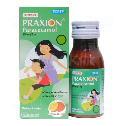 Jual PRAXION 250MG/5ML FORTE 60 ML / Demam / Demam Anak / Sirup Demam ...