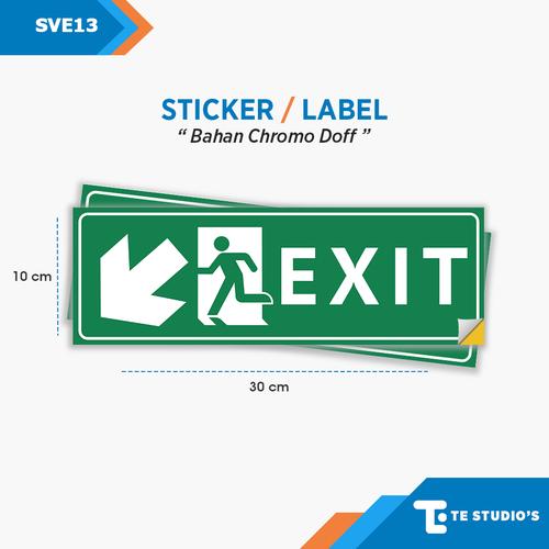 Promo Stiker Jalur Evakuasi Sticker Exit Rambu Tanda Sign Titik Kumpul ...