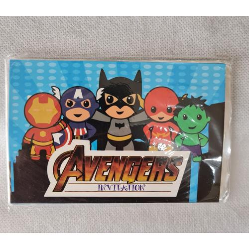 Jual Kartu Undangan Karakter 2 Sisi Avengers Kota Tangerang Nerd Party Store Tokopedia
