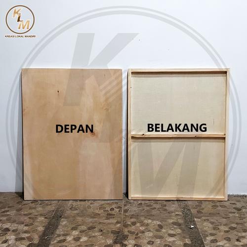 Jual Frame papan kayu triplek ukuran 60x80 cm - Jakarta Utara - Kreasi ...