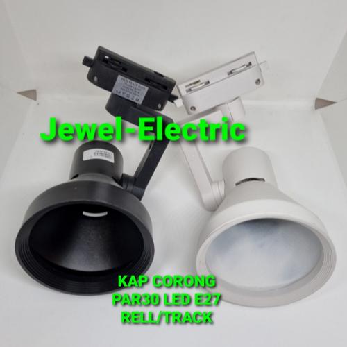 Jual Kap Lampu PAR30 Corong Track rell/Housing Spotlight PAR 30 E27 ...