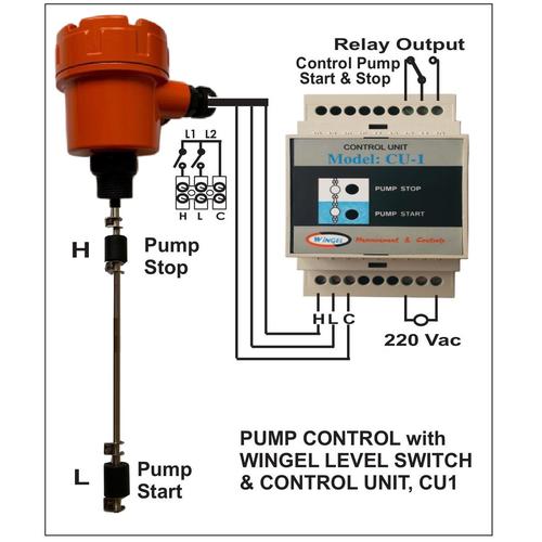 Jual VERTICAL FLOAT LEVEL SWITCH for Diesel Fuel and CONTROL UNIT - Jakarta Barat - WINGEL ...