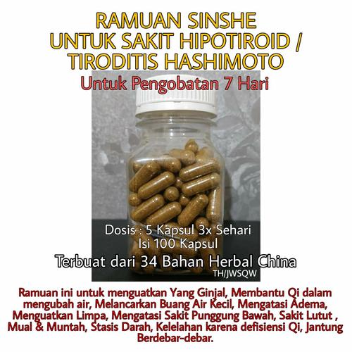Jual OBAT SHINSE CINA HIPOTIROID / TIRODITIS HASHIMOTO - Kota Surabaya ...