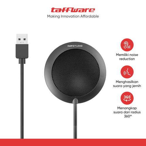 Promo TaffSTUDIO 360 Degree Microphone Table Conference Zoom Meeting ...