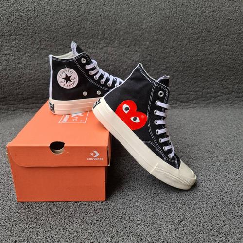 Jual Converse X Cdg high Black white & high white - 43 - Jakarta ...