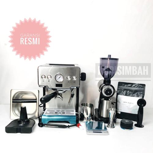 Jual Paket Mesin Espresso Gustino GS 675 & Grinder Kopi N500 Espreso Maker - KS 500N - Kab ...