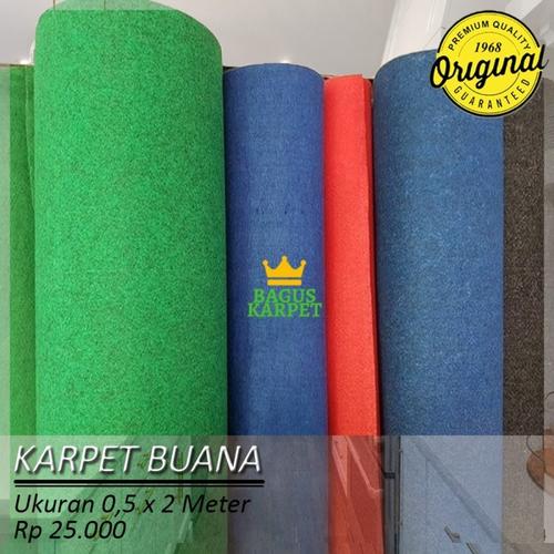 Promo Karpet Roll 20 Meter BUANA BLUDRU POLOS Meteran MURAH Mushola ...