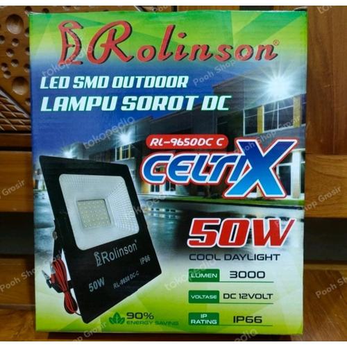 Jual Lampu Sorot DC 12V 50 Watt IP66 Aki Tembak Rolinson RL-9650DC Celtrix - Jakarta Barat ...