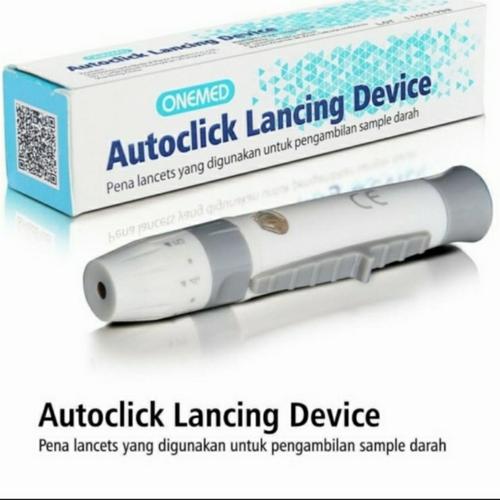 Jual Lancing device / Autoclix Device Onemed / Pen lancet Onemed ...