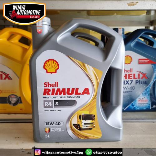Jual Oli Mesin Mobil Shell Rimula R4X 5L 5 Liter - Kota Bandar Lampung ...
