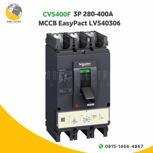 Jual MCCB EasyPact CVS400F 3P 280-400 LV540306 Schneider - ORIGINAL - Jakarta Barat - Global ...