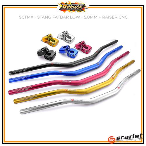 Jual Stang Fatbar Trail SCARLET MX Tipe GTX LOW Tebal 5.8mm Plus Raiser ...