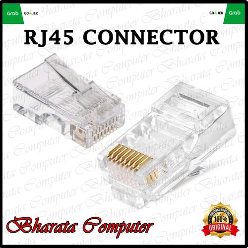 Jual Connector / Konektor RJ45 CAT5E Standar Ecer/pcs Harga Satuan ...
