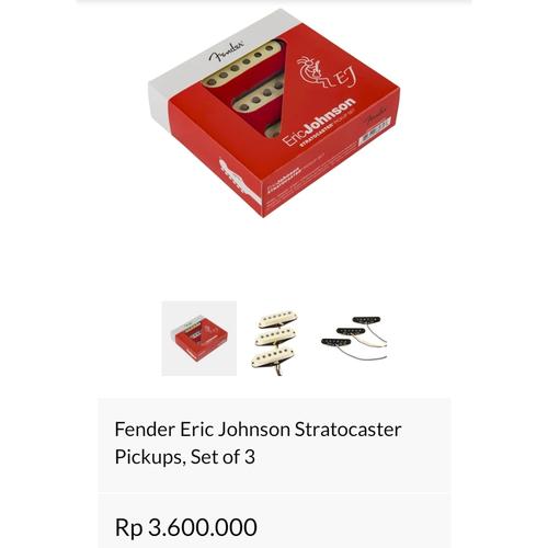 Jual Fender Eric Johnson Stratocaster Pickups,Set of 3 - Kota Tangerang ...