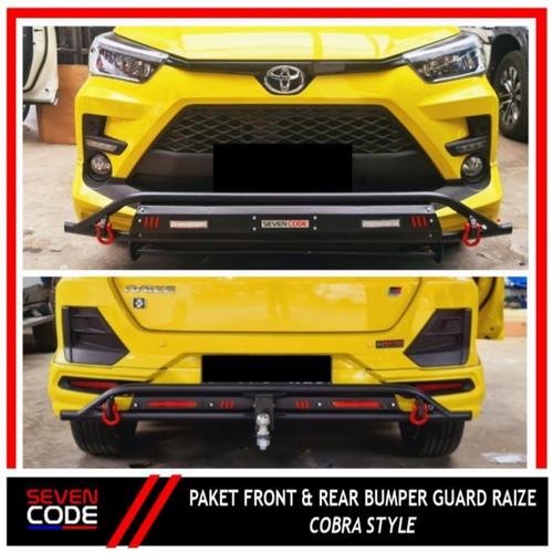 Jual PAKET FRONT & REAR BUMPER GUARD RAIZE ROCKY COBRA STYLE - Jakarta ...